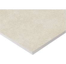 Feinsteinzeug Terrassenplatte Glower Ivory rektifizierte Kante 60 cm x ...